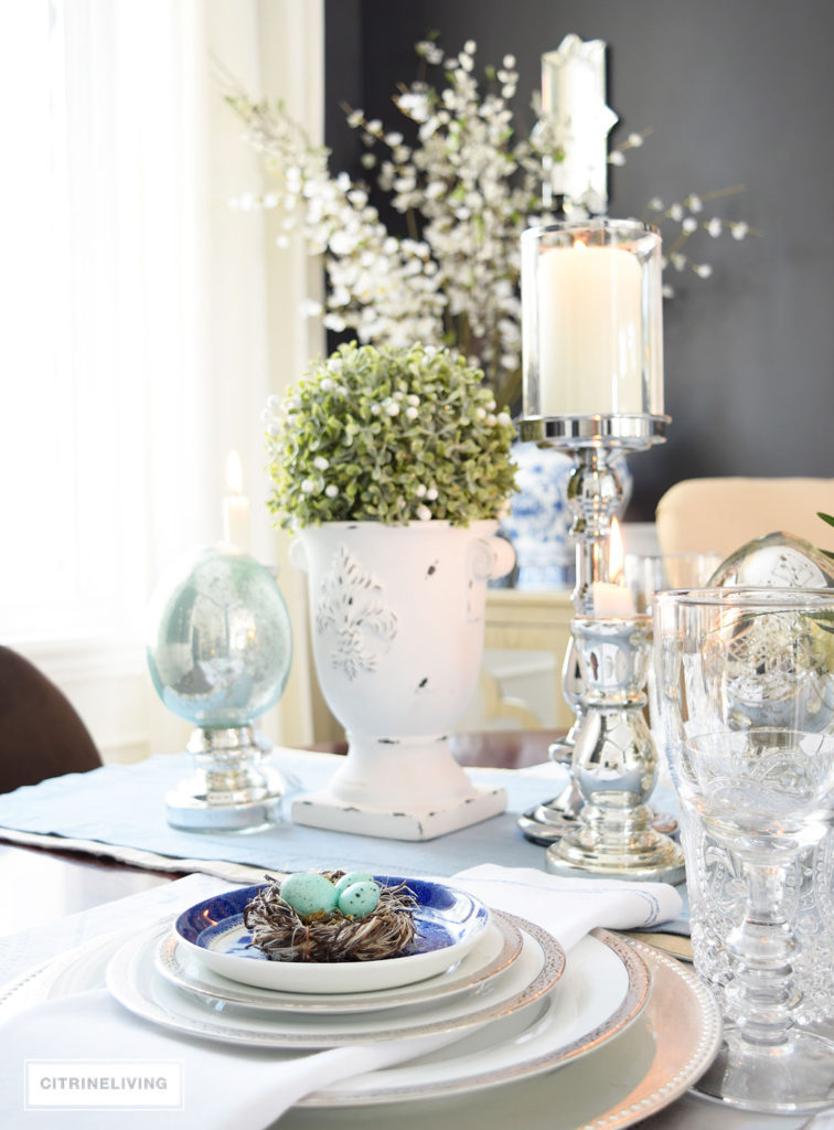 Citrineliving A Simple And Elegant Easter Tablescape