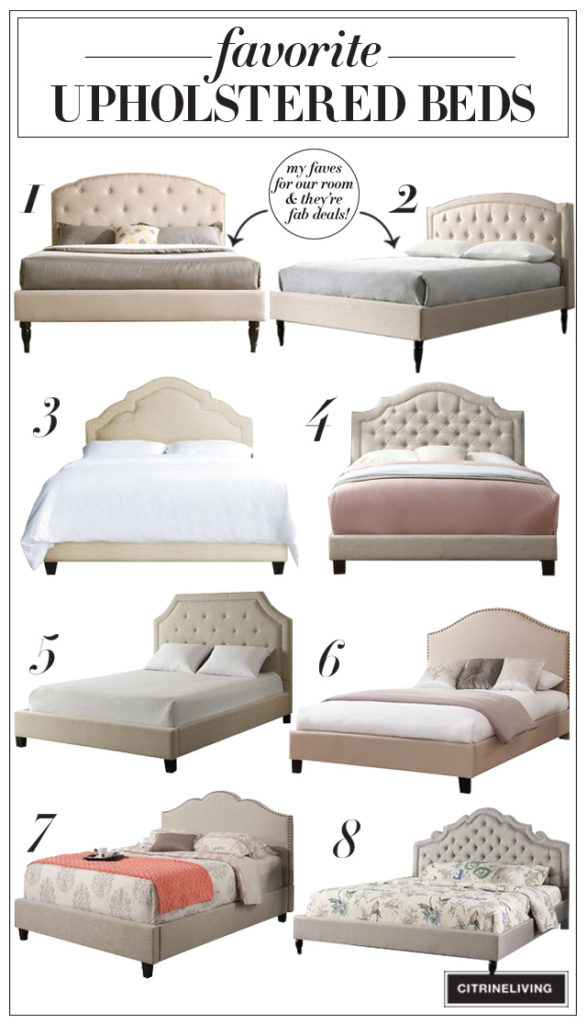 FAVORITE UPHOLSTERED BEDS - CITRINELIVING