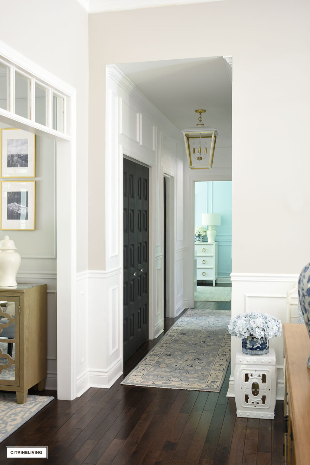 HALLWAY MAKEOVER REVEAL! | CITRINELIVING