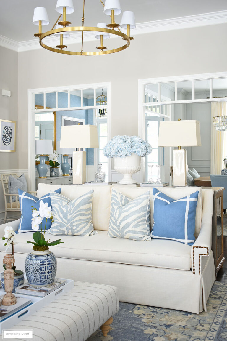 ELEGANT LIVING ROOM DECOR FOR SPRING | CitrineLiving