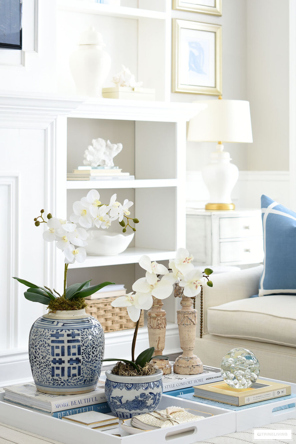 ELEGANT LIVING ROOM DECOR FOR SPRING | CitrineLiving