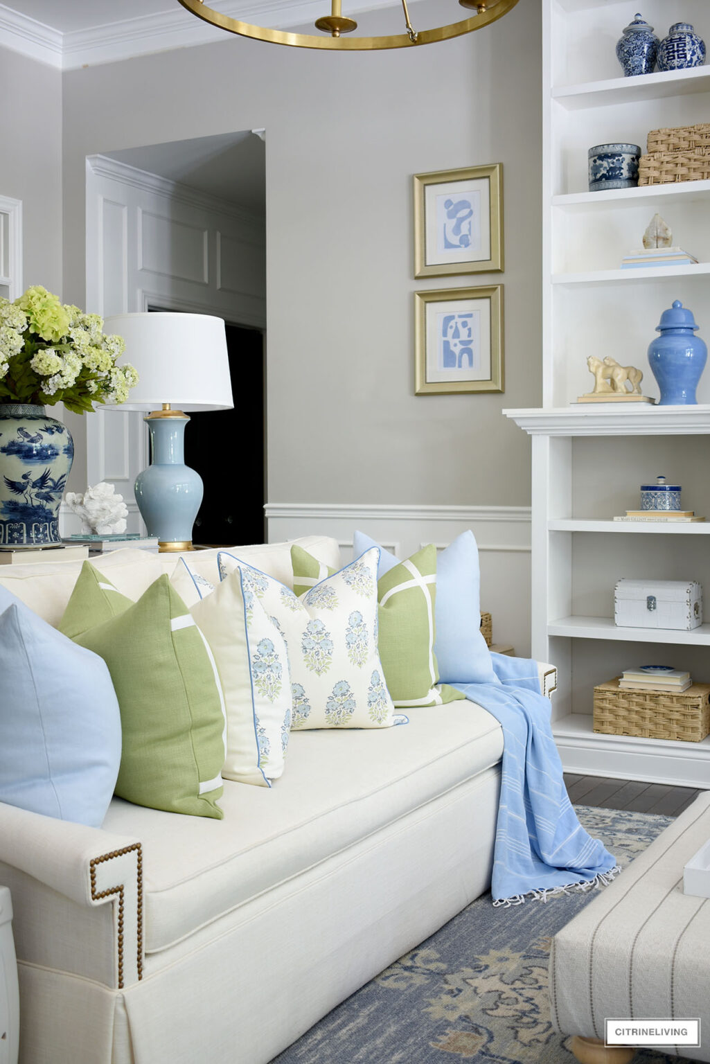 LIVING ROOM DECOR FOR SUMMER | CITRINELIVING