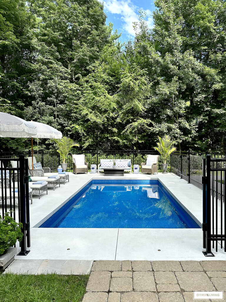 OUR RESORT STYLE POOL REVEAL | CITRINELIVING