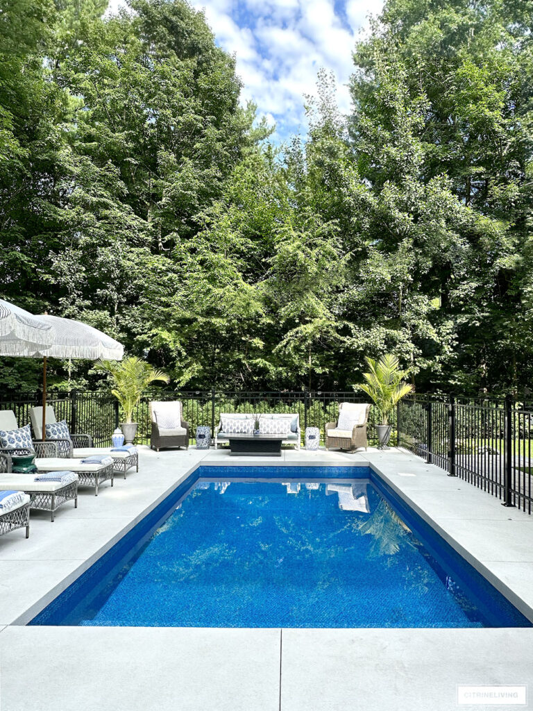 OUR RESORT STYLE POOL REVEAL | CITRINELIVING
