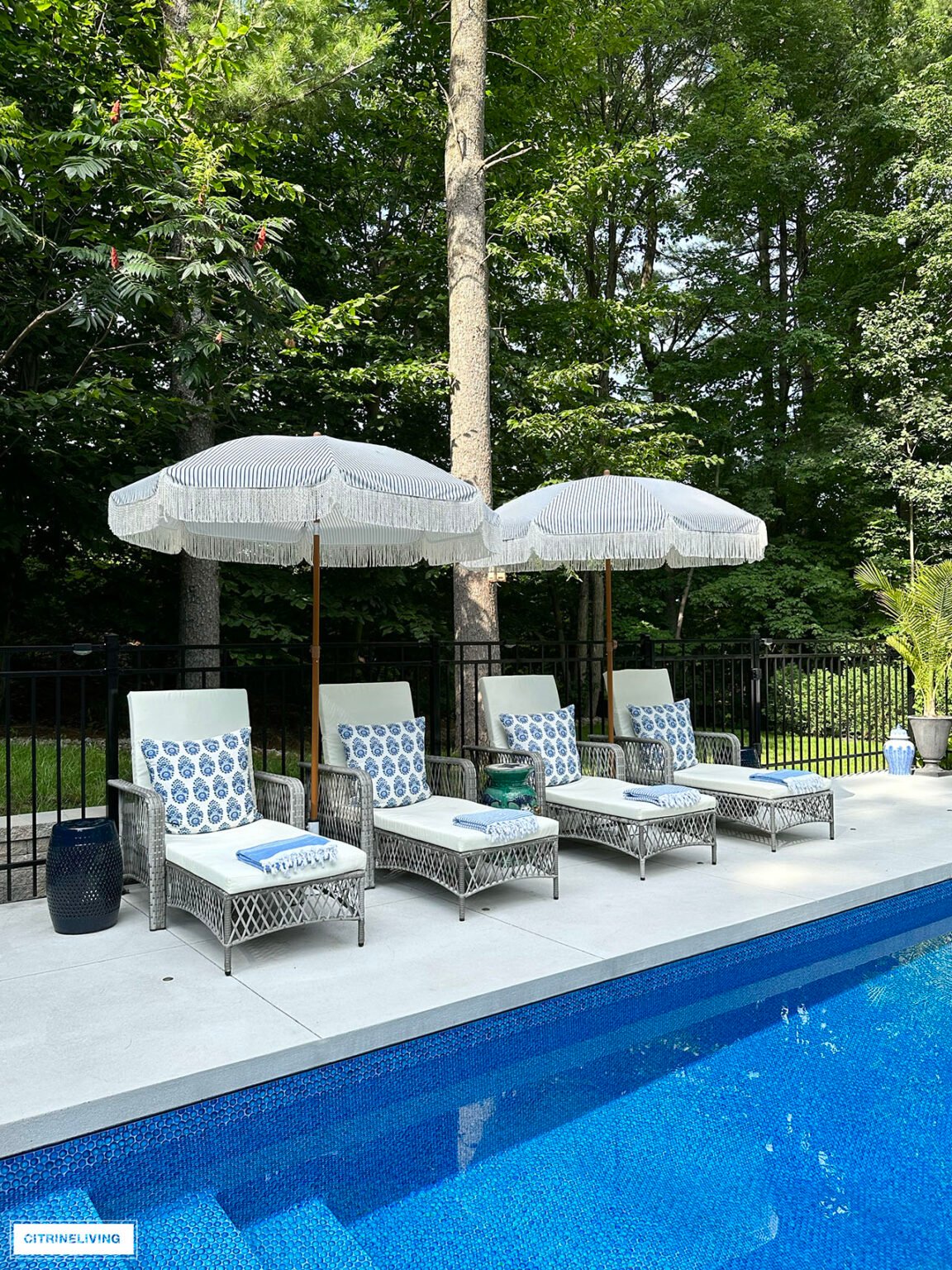OUR RESORT STYLE POOL REVEAL | CITRINELIVING