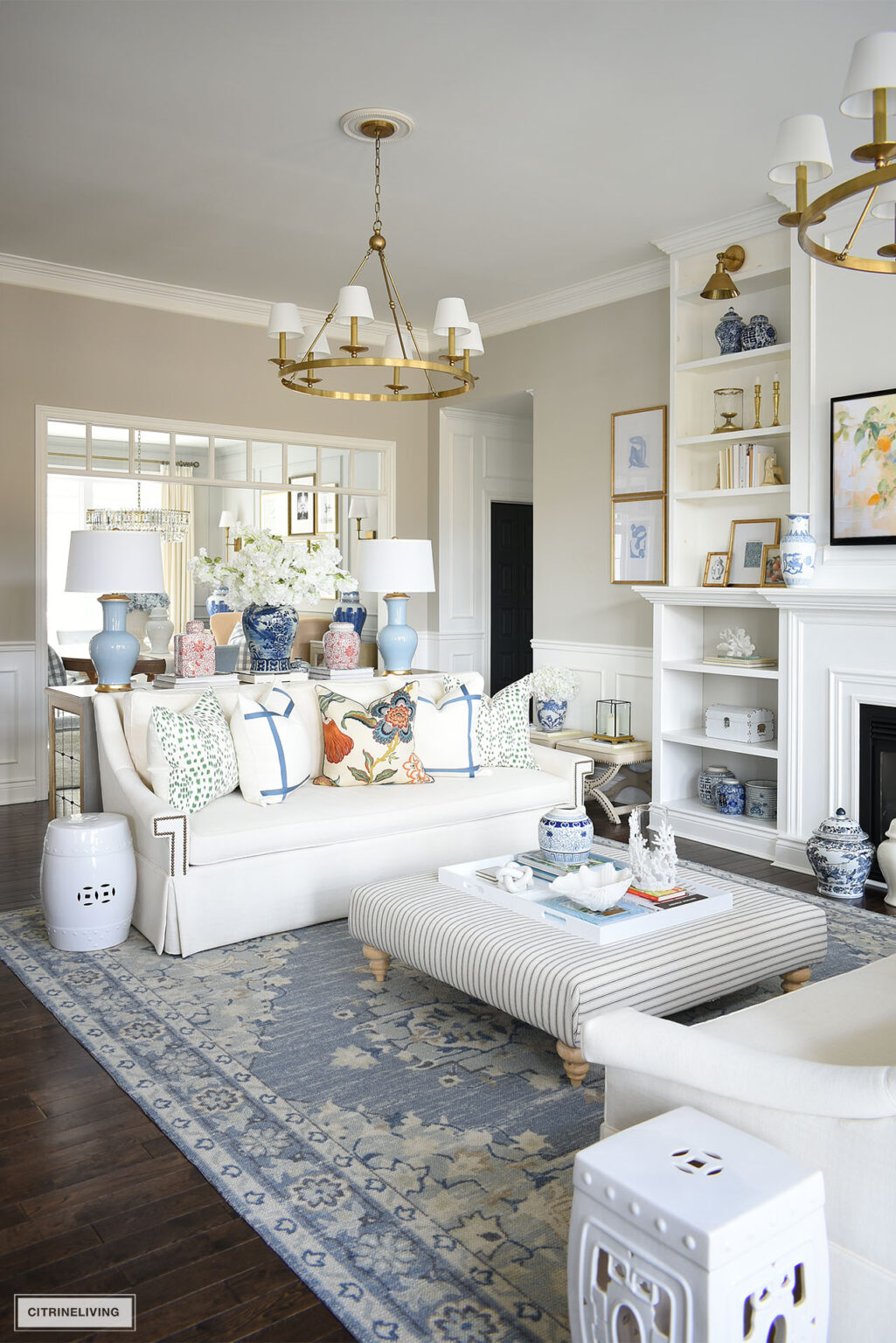 COLORFUL LIVING ROOM DECOR FOR SPRING - CITRINELIVING