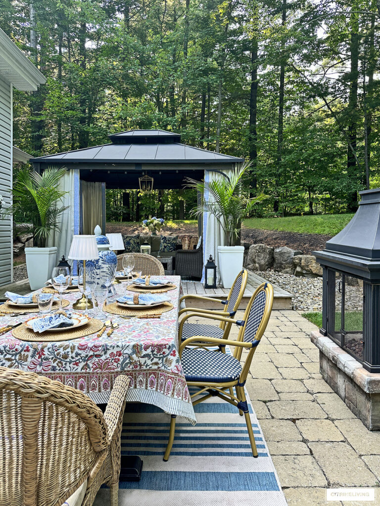 SIMPLE CHIC OUTDOOR TABLESCAPE | CITRINELIVING