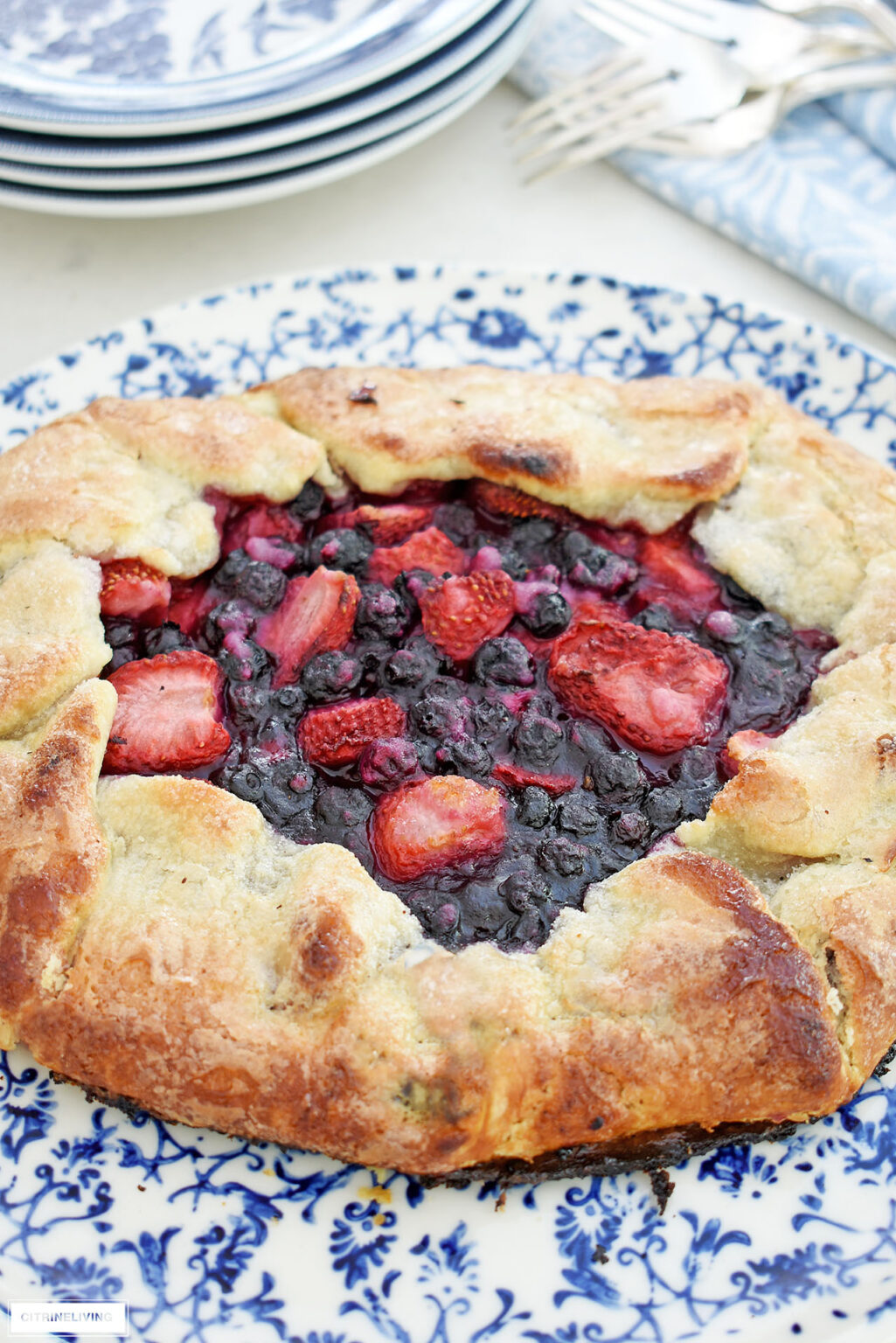 RUSTIC MIXED BERRY CROSTATA | CITRINELIVING